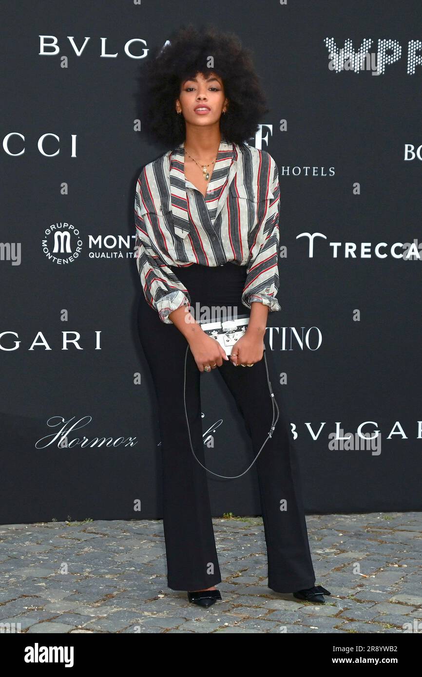 Coco Rebecca Edogamhe beim Anlaids Charity Dinner in den ...