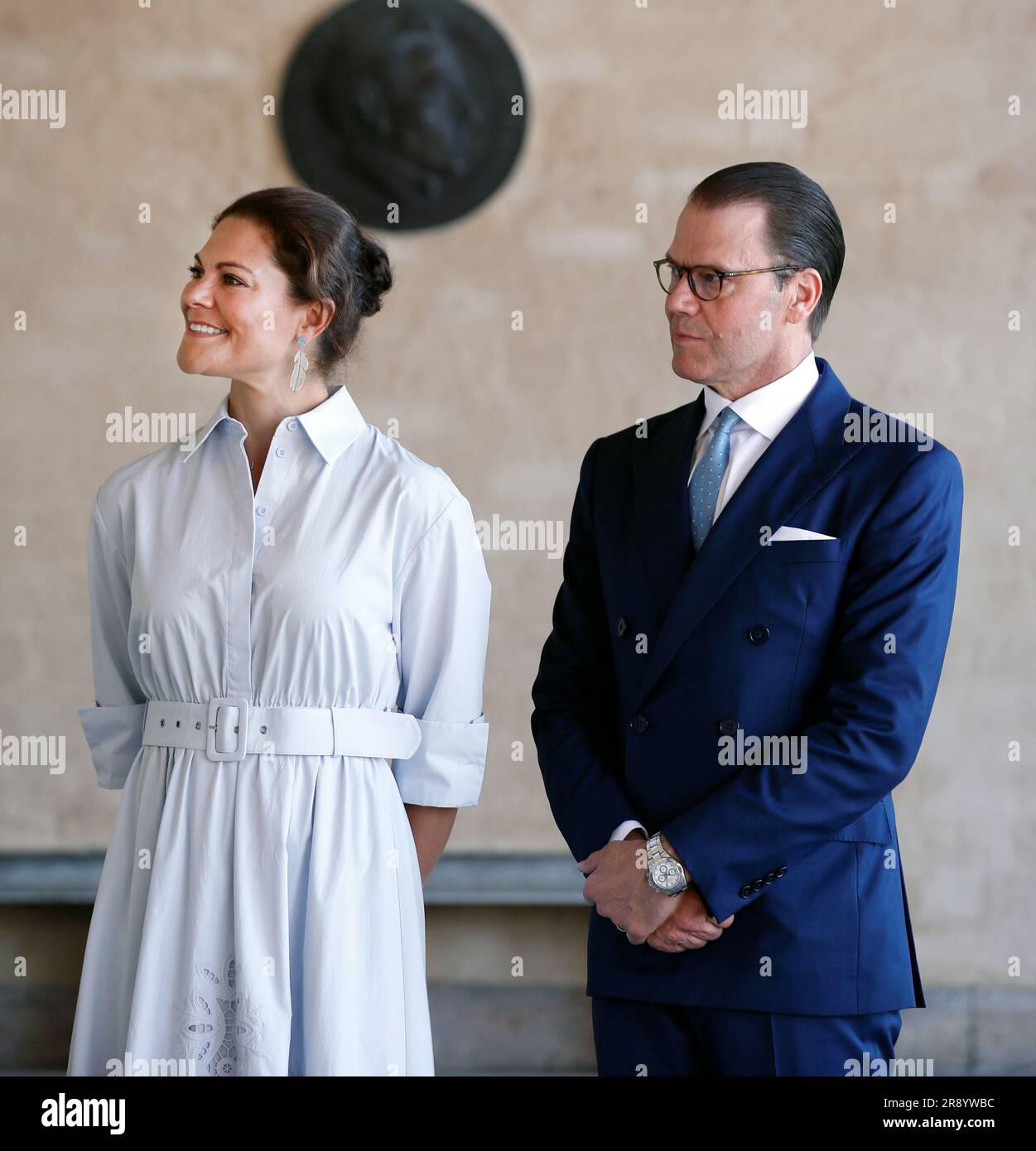 Crown Princess Victoria and Prince Daniel at the inauguration of the ...