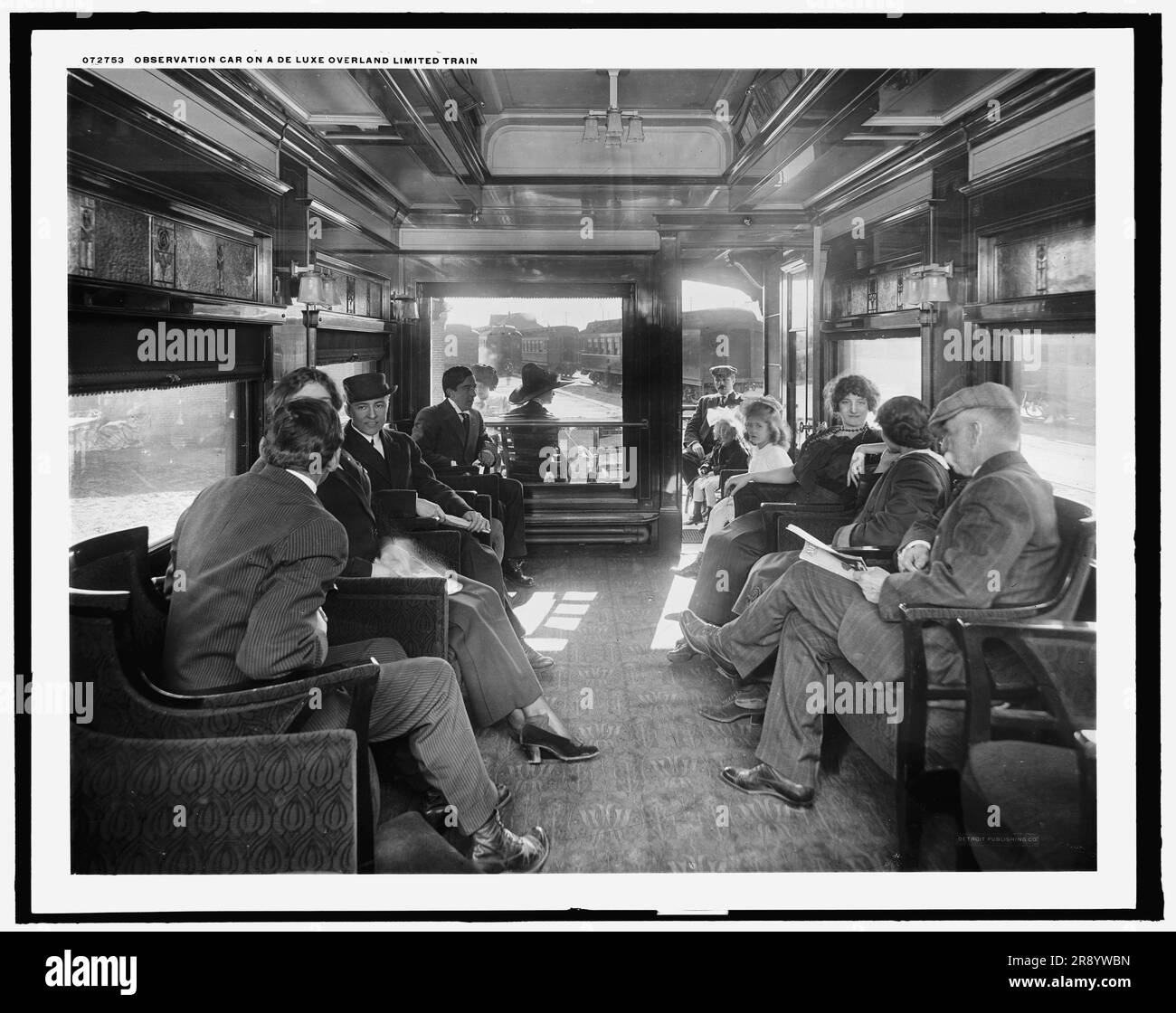 Passengers in observation carriage hi-res stock photography and images ...