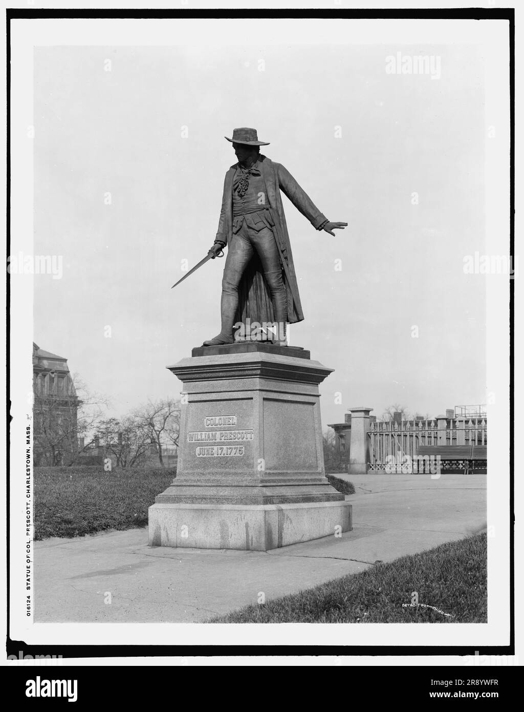 Statue of Col. Prescott, Charlestown, Mass., between 1900 and 1906 ...