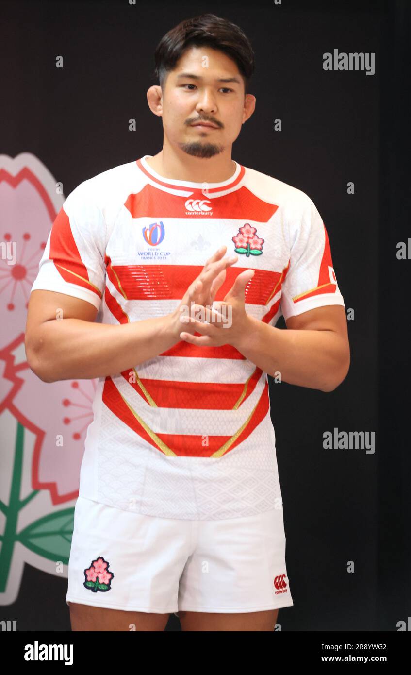 Tokyo, Japan. 23rd June, 2023. Japan's rugby national team member ...