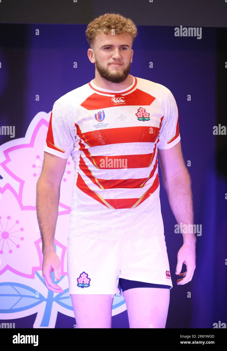 Tokyo, Japan. 23rd June, 2023. Japan's rugby national team member ...