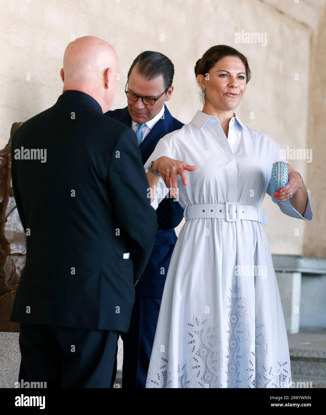 Crown Princess Victoria and Prince Daniel at the inauguration of the ...