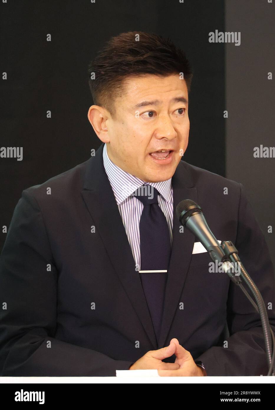 Tokyo, Japan. 23rd June, 2023. Japanese freelance announcer Takeshi ...