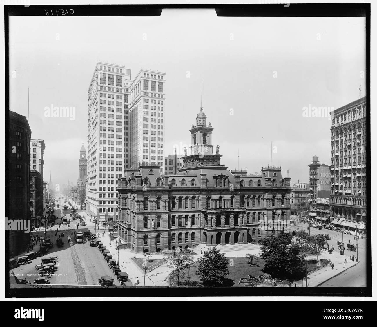 The Heart of Detroit, Mich., between 1910 and 1915 Stock Photo - Alamy