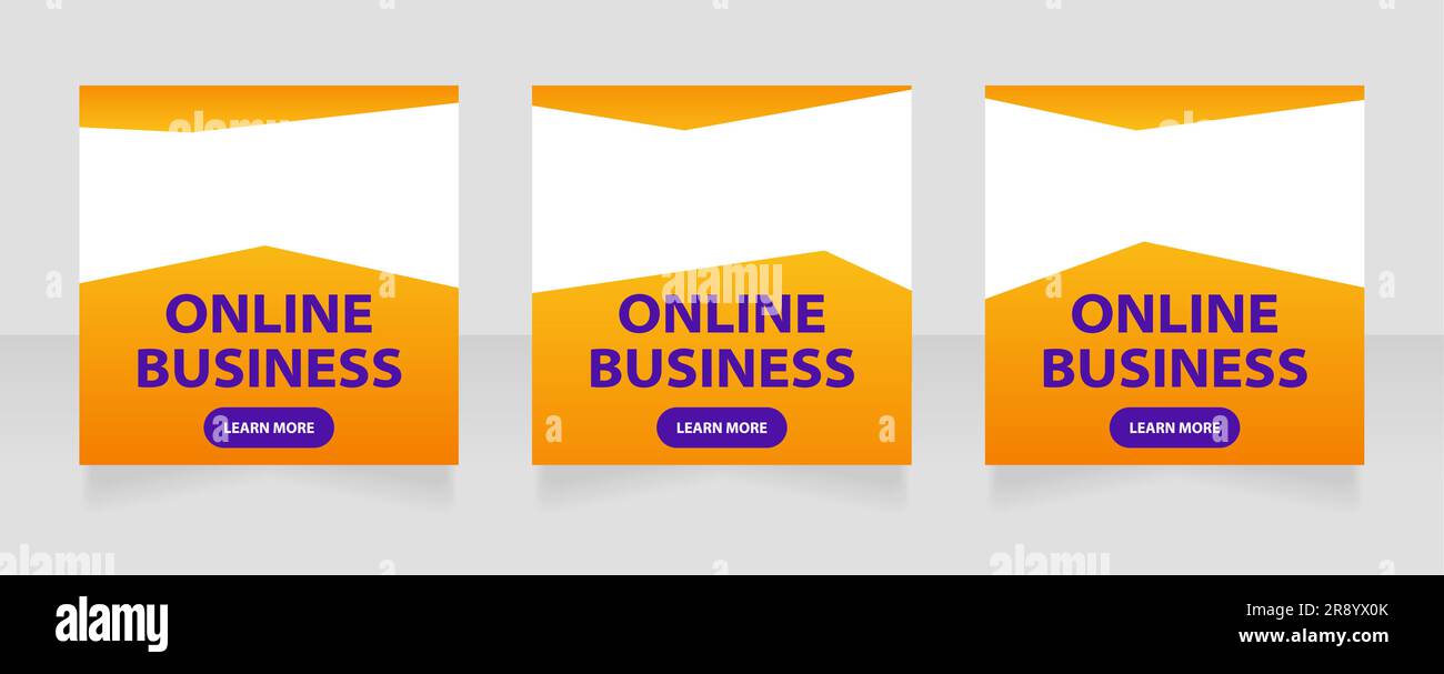 Management skills online course web banner design template Stock Vector ...