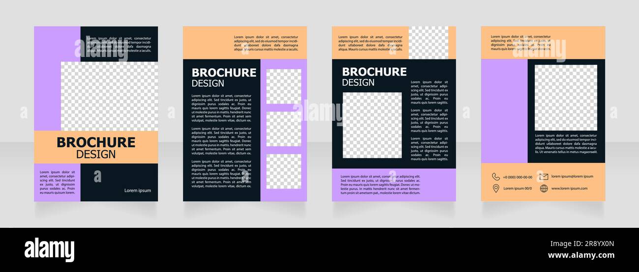 History museum exposition promoting blank brochure design Stock Vector ...