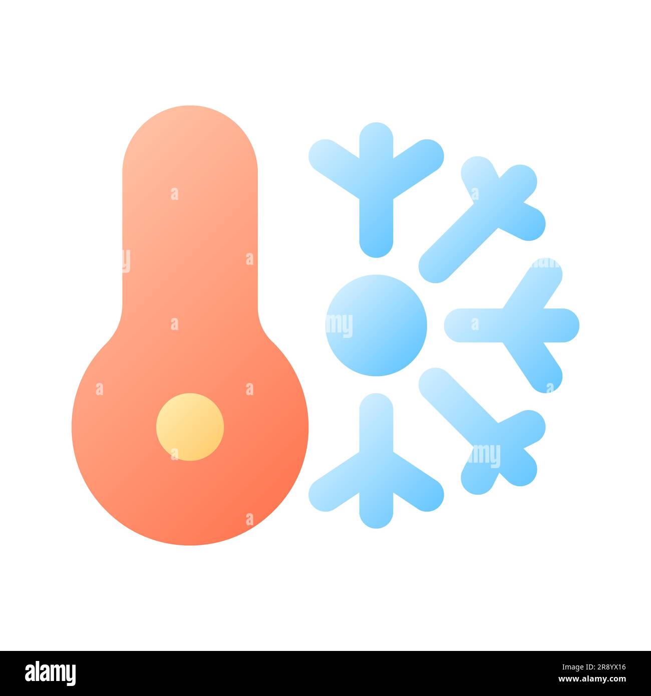 Climate control system pixel perfect flat gradient color ui icon Stock Vector Image & Art - Alamy