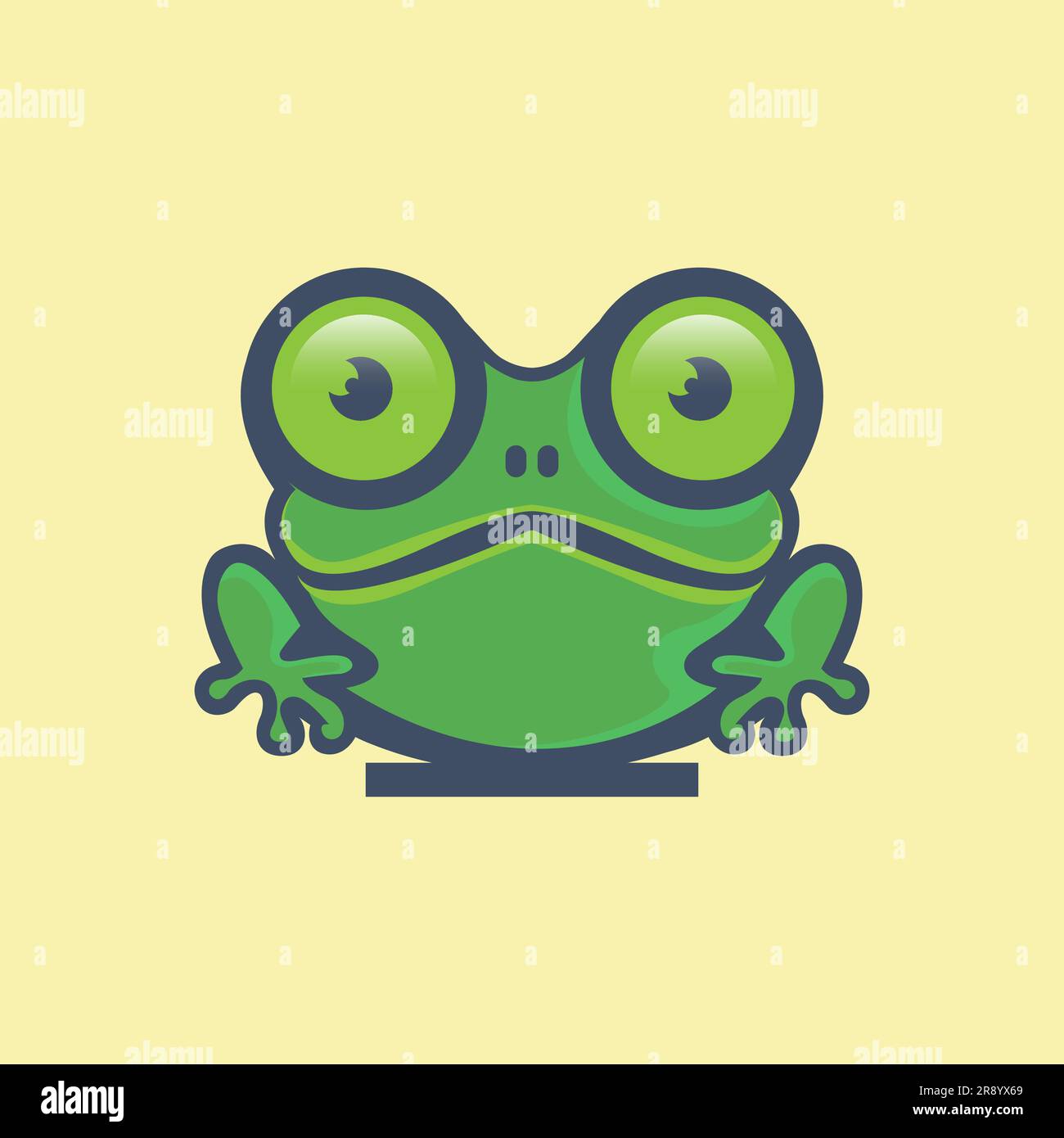 Frog line icon concept Stock Vector Images - Alamy