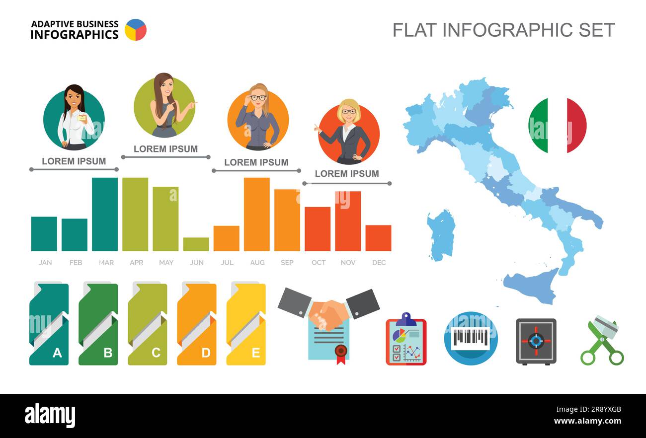 Charts vector template timeline infographic with Cut Out Stock Images ...