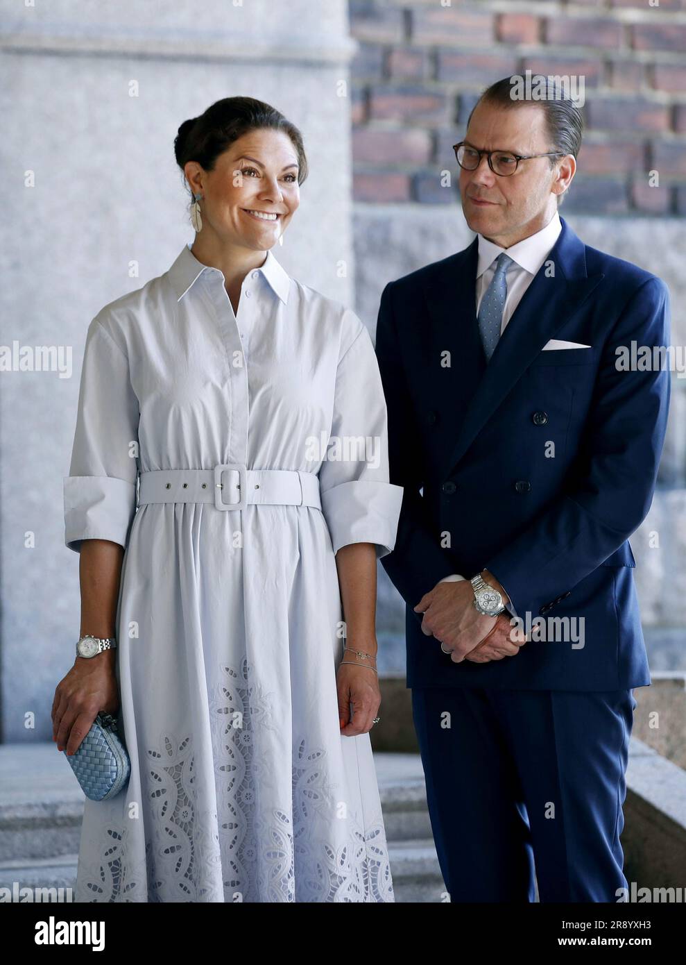 Crown Princess Victoria and Prince Daniel at the inauguration of the ...