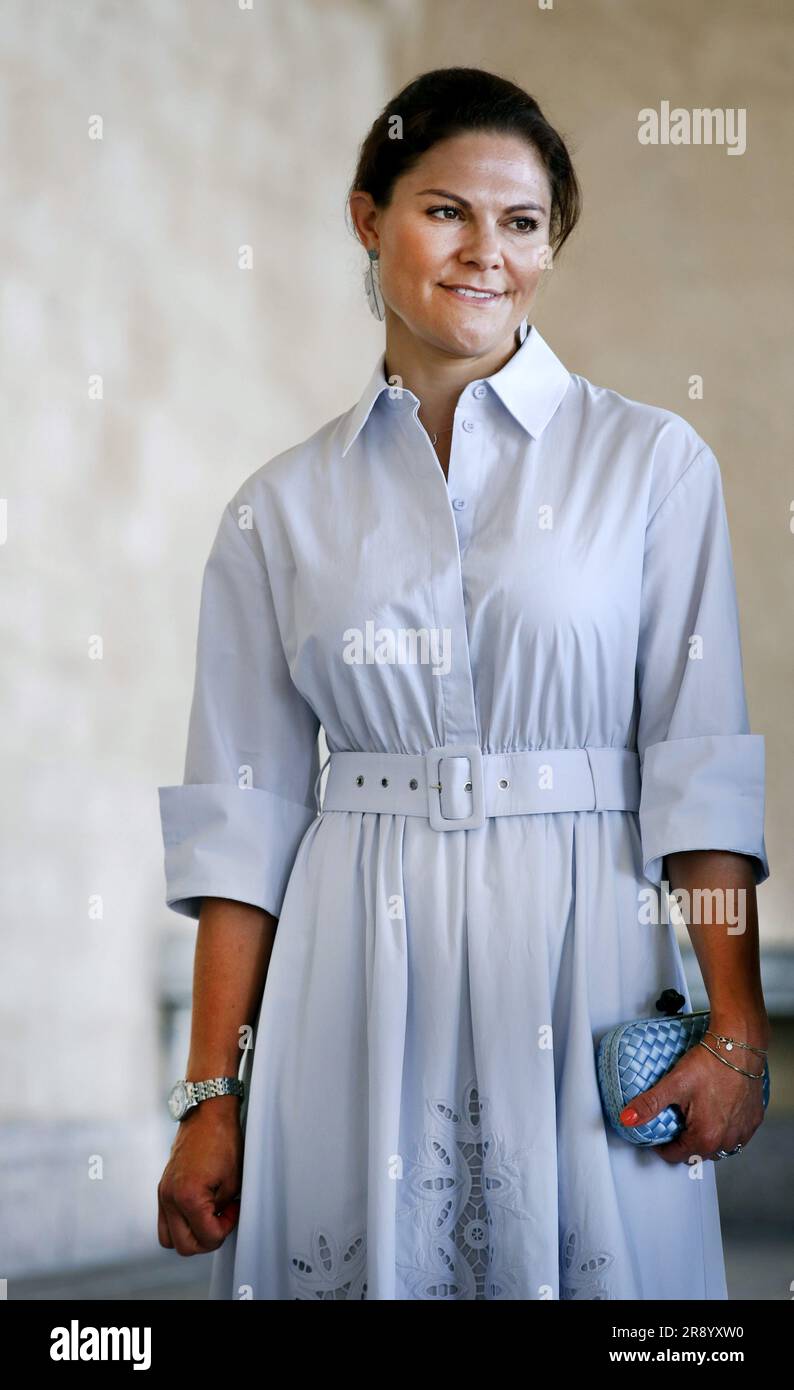 Crown Princess Victoria at the inauguration of the new artwork "Love ...