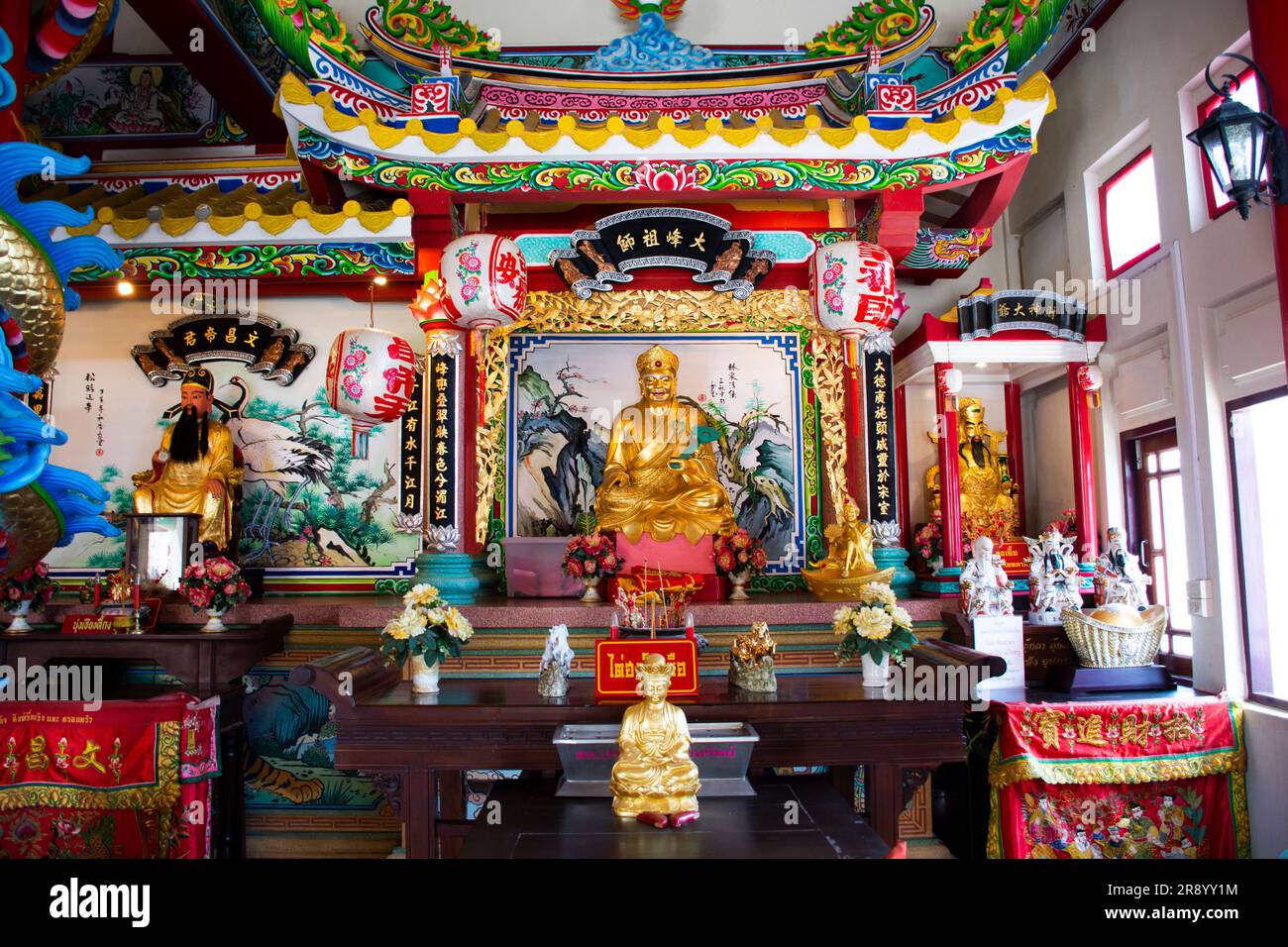 Guan Yu or San Chao Rong Thong Chinese Shrine for thai people travelers ...