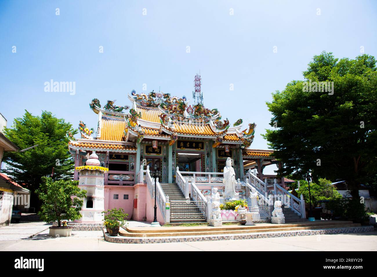 Guan Yu or San Chao Rong Thong Chinese Shrine for thai people travelers ...