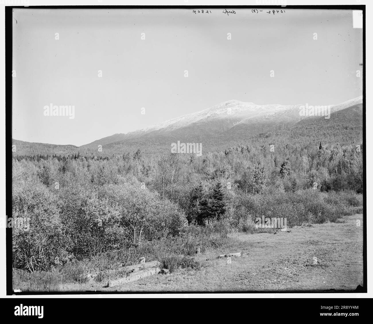 Presidential Range from Twin River, Mount Pleasant, White Mountains ...