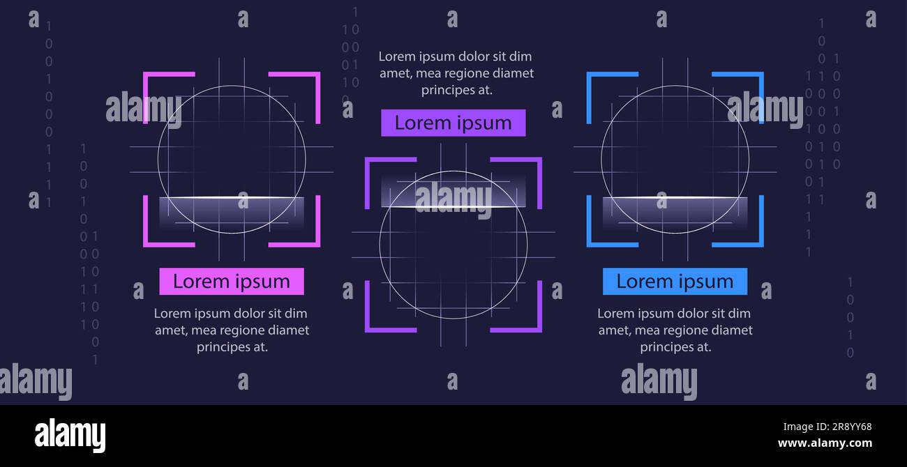 System of identification infographic chart design template Stock Vector ...