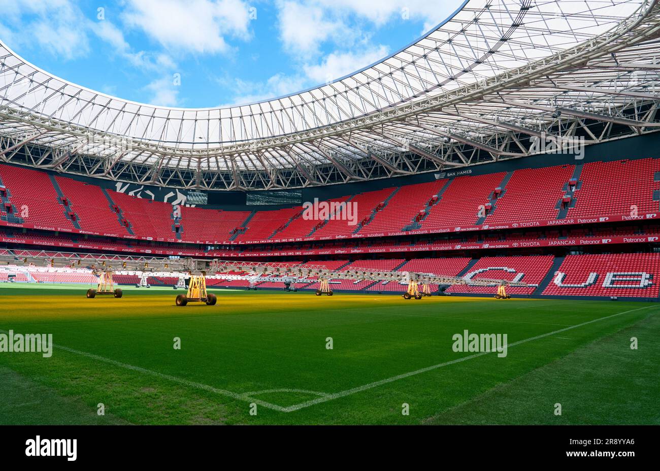 Stadium football panoramic hi-res stock photography and images - Alamy