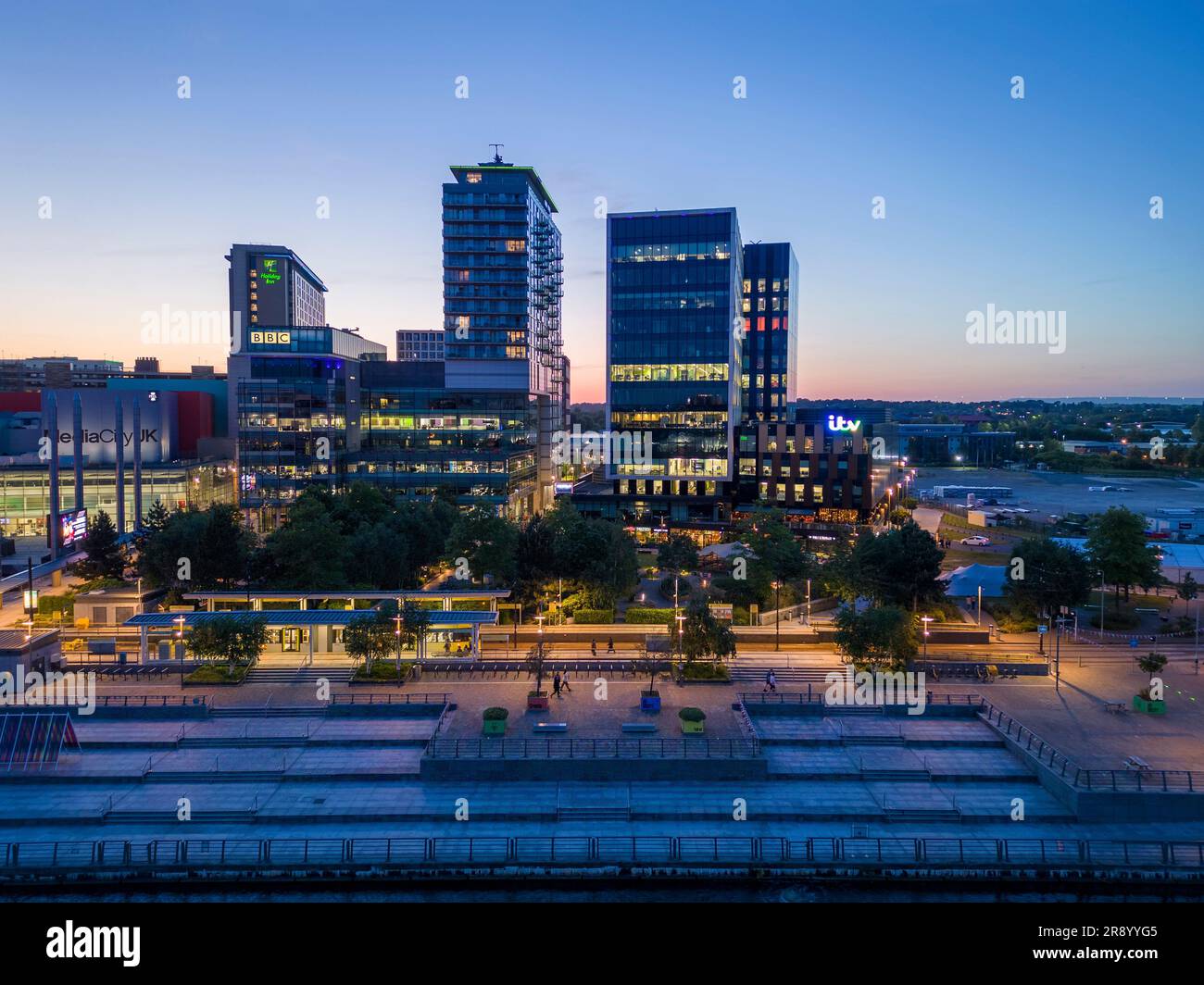 Media city aerial hi-res stock photography and images - Alamy