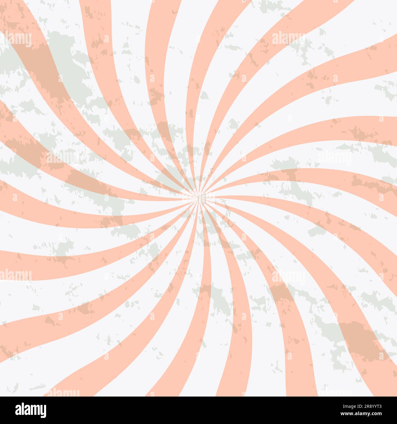 Retro grunge radial starburst or sunbeam background with vintage paper ...