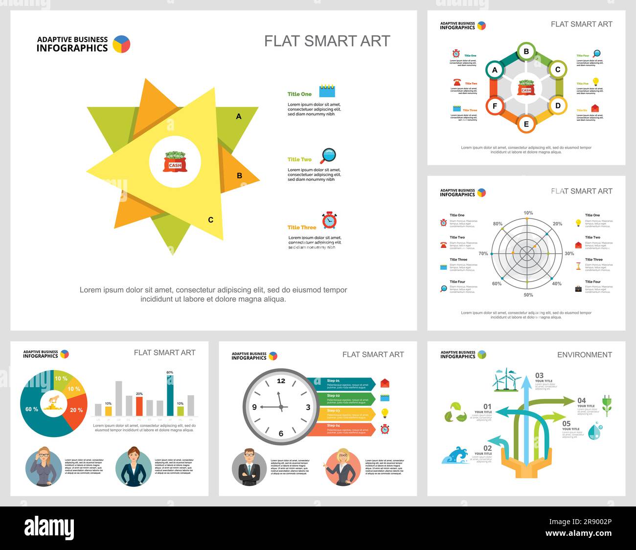 Eco concept pie chart infographic hi-res stock photography and images ...