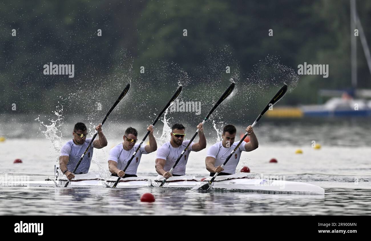 Krakow, Poland. 23rd June, 2023. Canoe Sprint. 2023 European Games ...