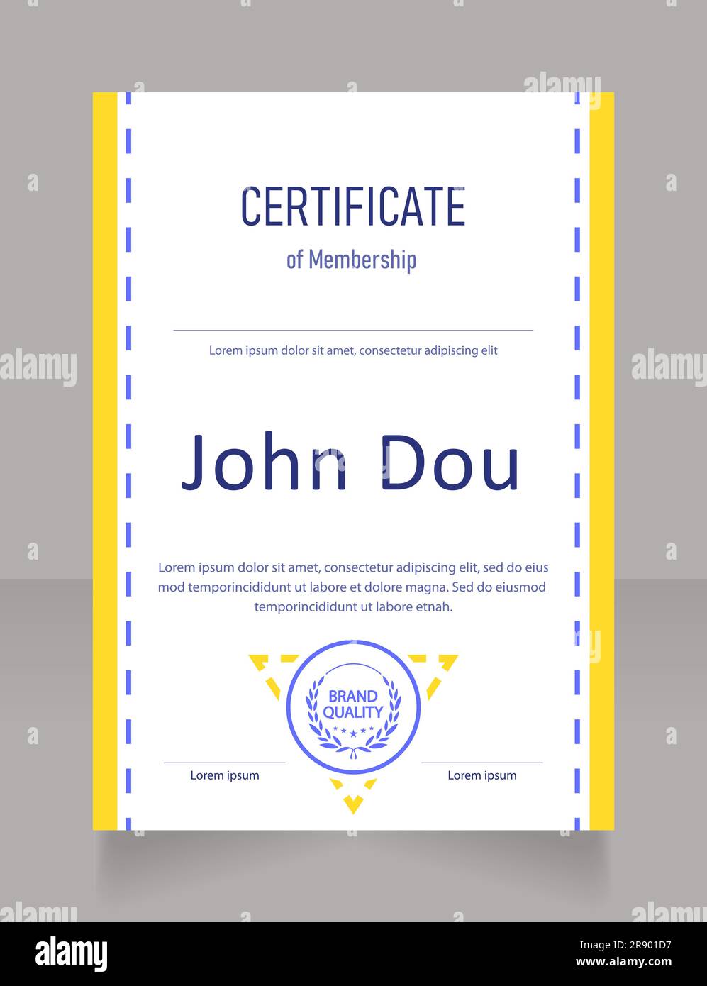 Partner certificate design template Stock Vector Image & Art - Alamy