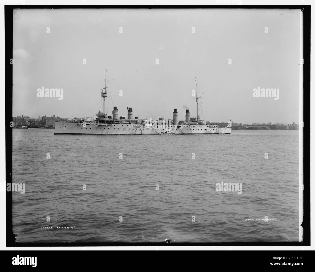 Kleber, c1907. The armoured cruiser Kléber was built for the French ...