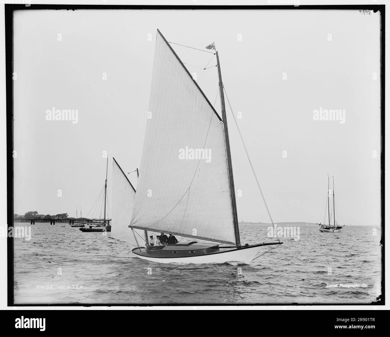 Jester yacht Black and White Stock Photos & Images - Alamy