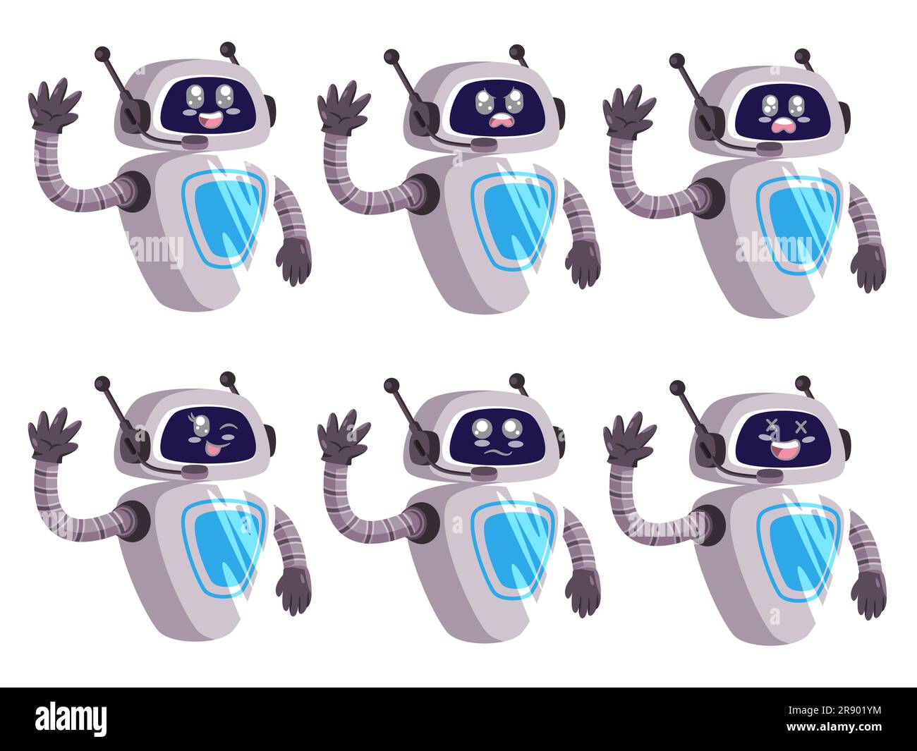 white color fly robot artificial intelligence future technology modern ...