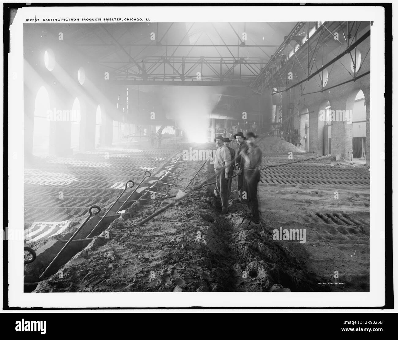 Pig iron casting Black and White Stock Photos & Images - Alamy