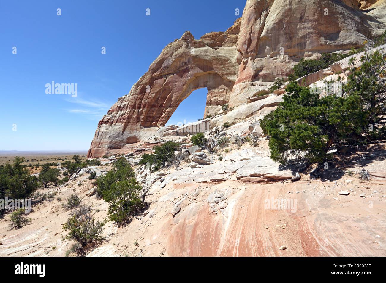 White Mesa Arch, Navajo Reservation, near Tuba City, Arizona, USA Stock ...