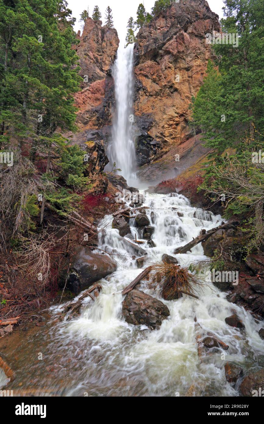 Treasure Falls, Pagosa Springs, Colorado, USA Stock Photo - Alamy