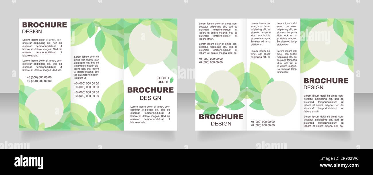Sustainable energy sources for homes trifold brochure template design ...