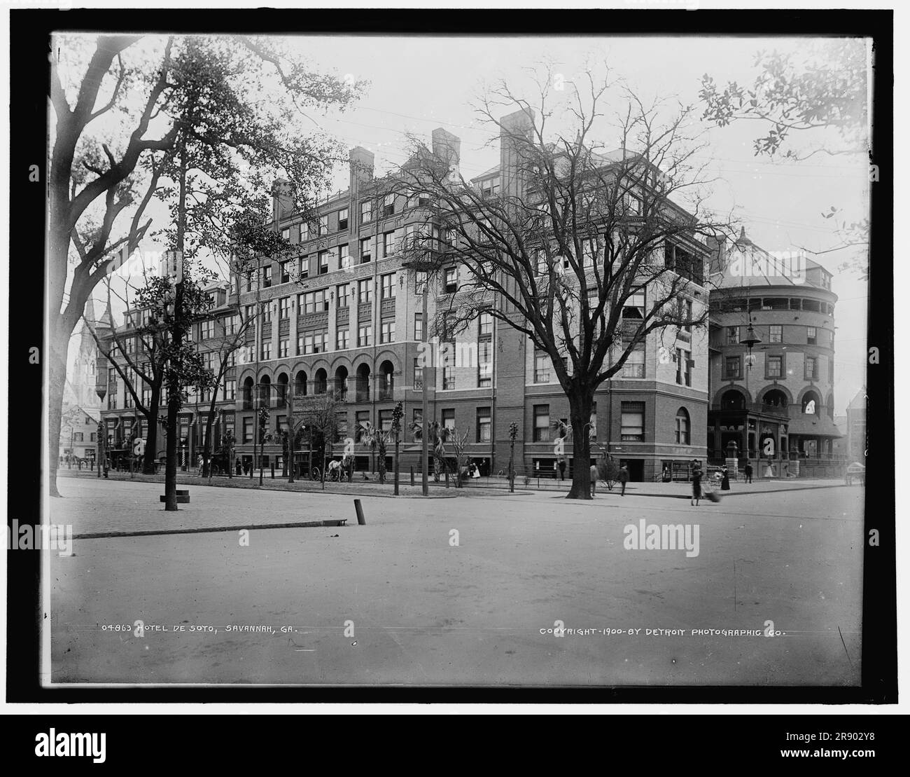 Hotel De Soto, Savannah, Ga., c1900. Designed by William G. Preston and ... Hotel De Soto, Savannah, Ga., c1900. Designed by William G. Preston and ...