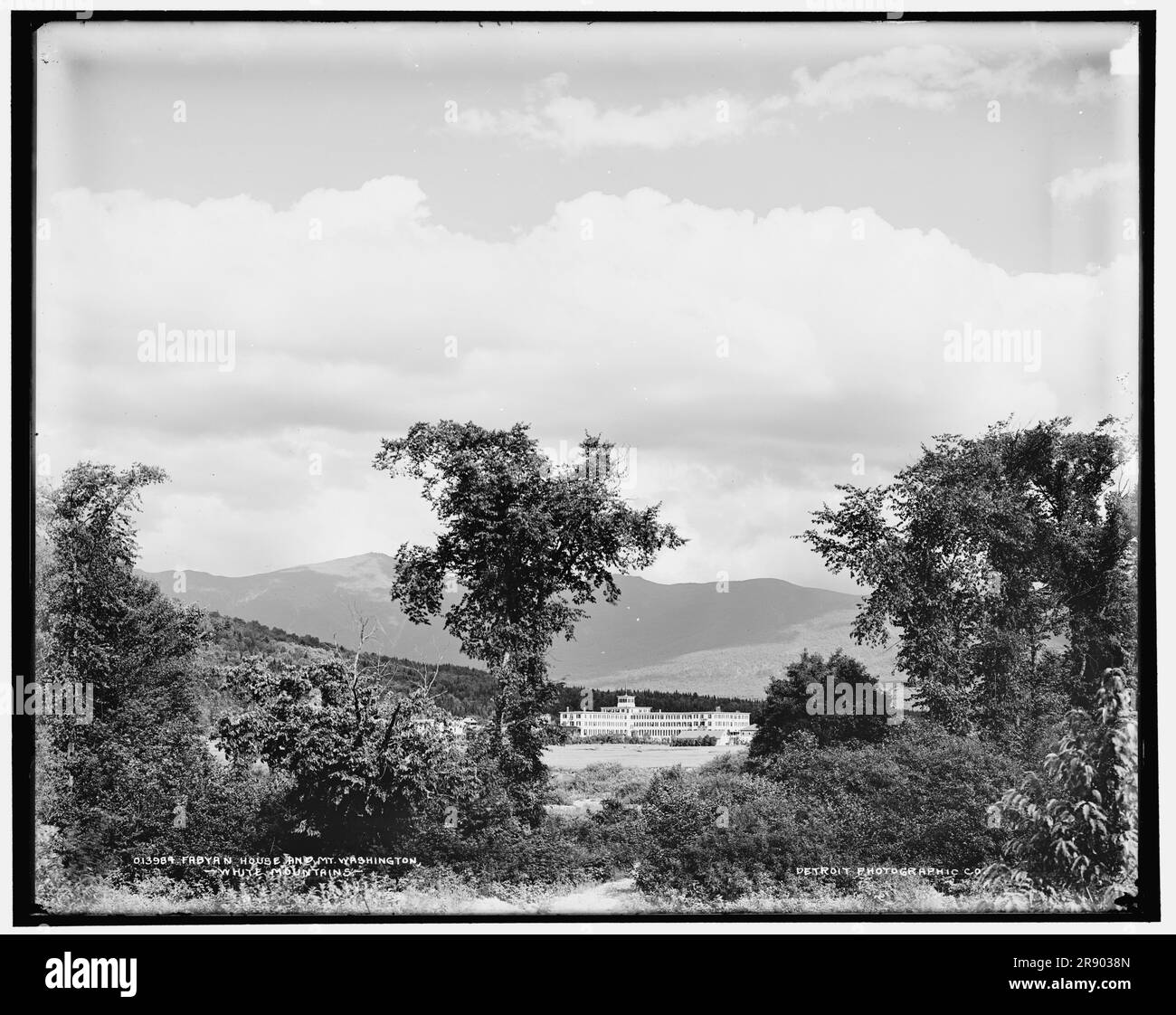 Fabyan House and Mt. Washington, White Mountains, c1900. Hotel built by ...