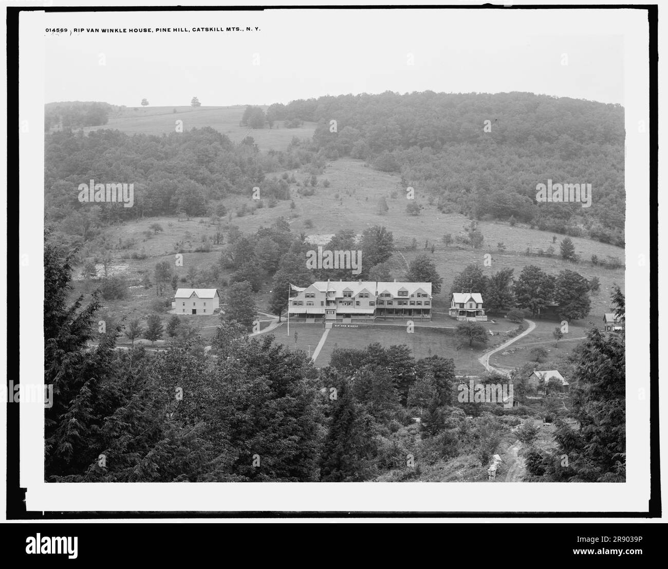 Rip Van Winkle House, Pine Hill, Catskill Mts., N.Y., (1902 Stock Photo ...