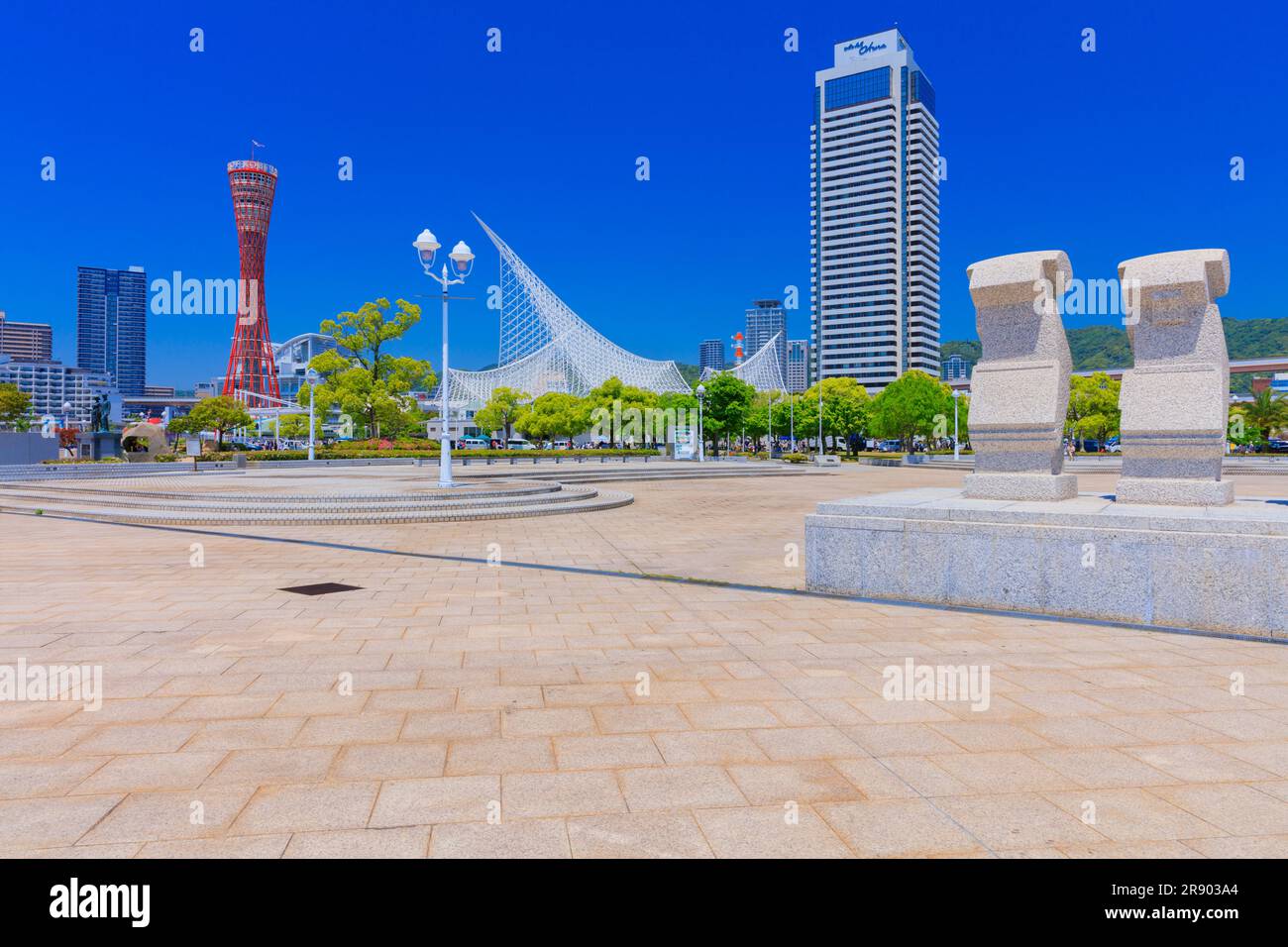 Kobe tower meriken park hi-res stock photography and images - Alamy