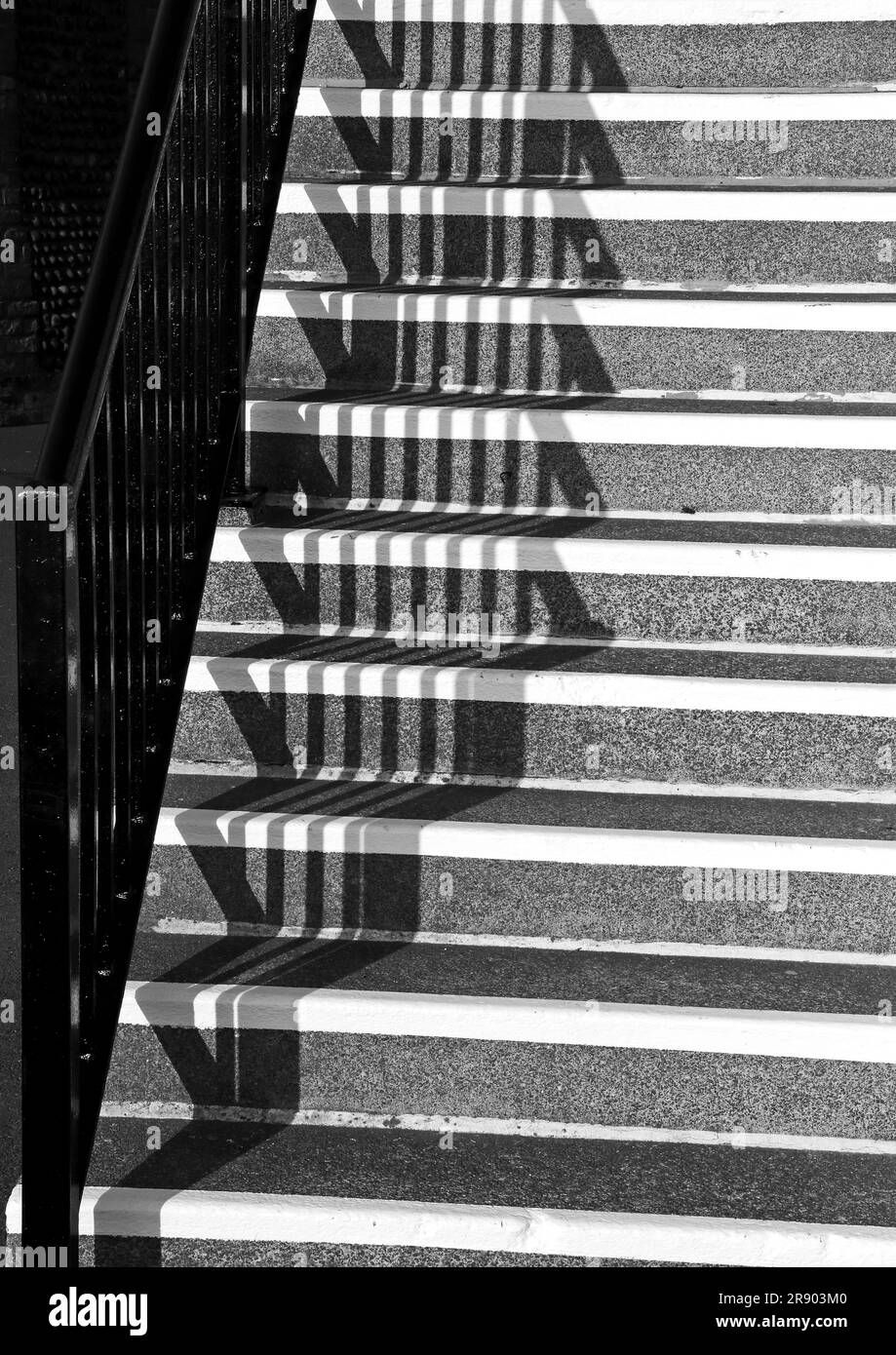 Shadows on the steps #2 Stock Photo - Alamy
