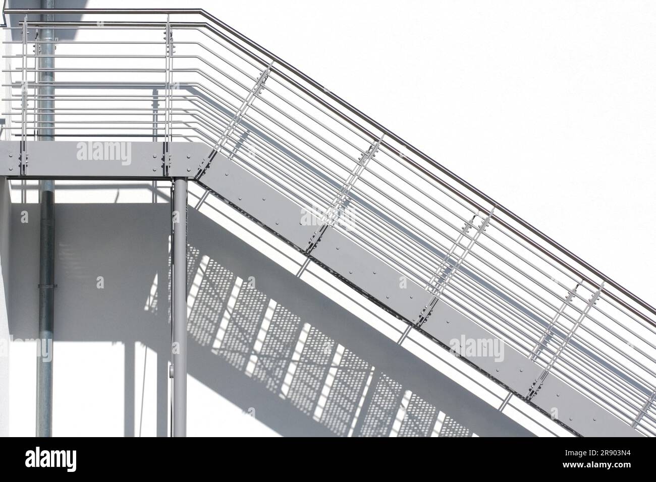 White stair detail hi-res stock photography and images - Alamy