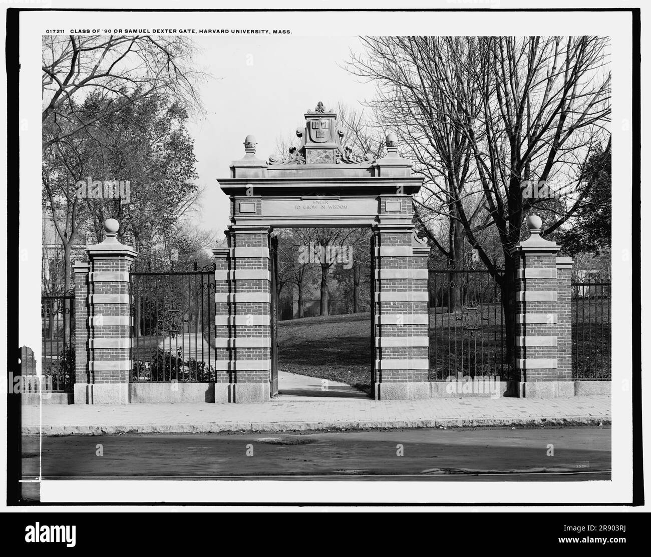 Class of '90 or Samuel Dexter Gate, Harvard University, Mass., between ...