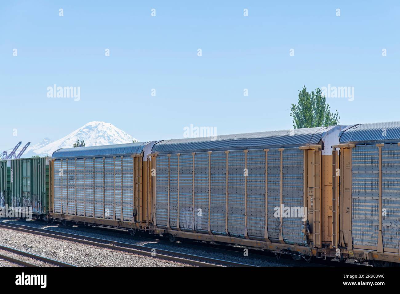Seattle sky train hi-res stock photography and images - Alamy