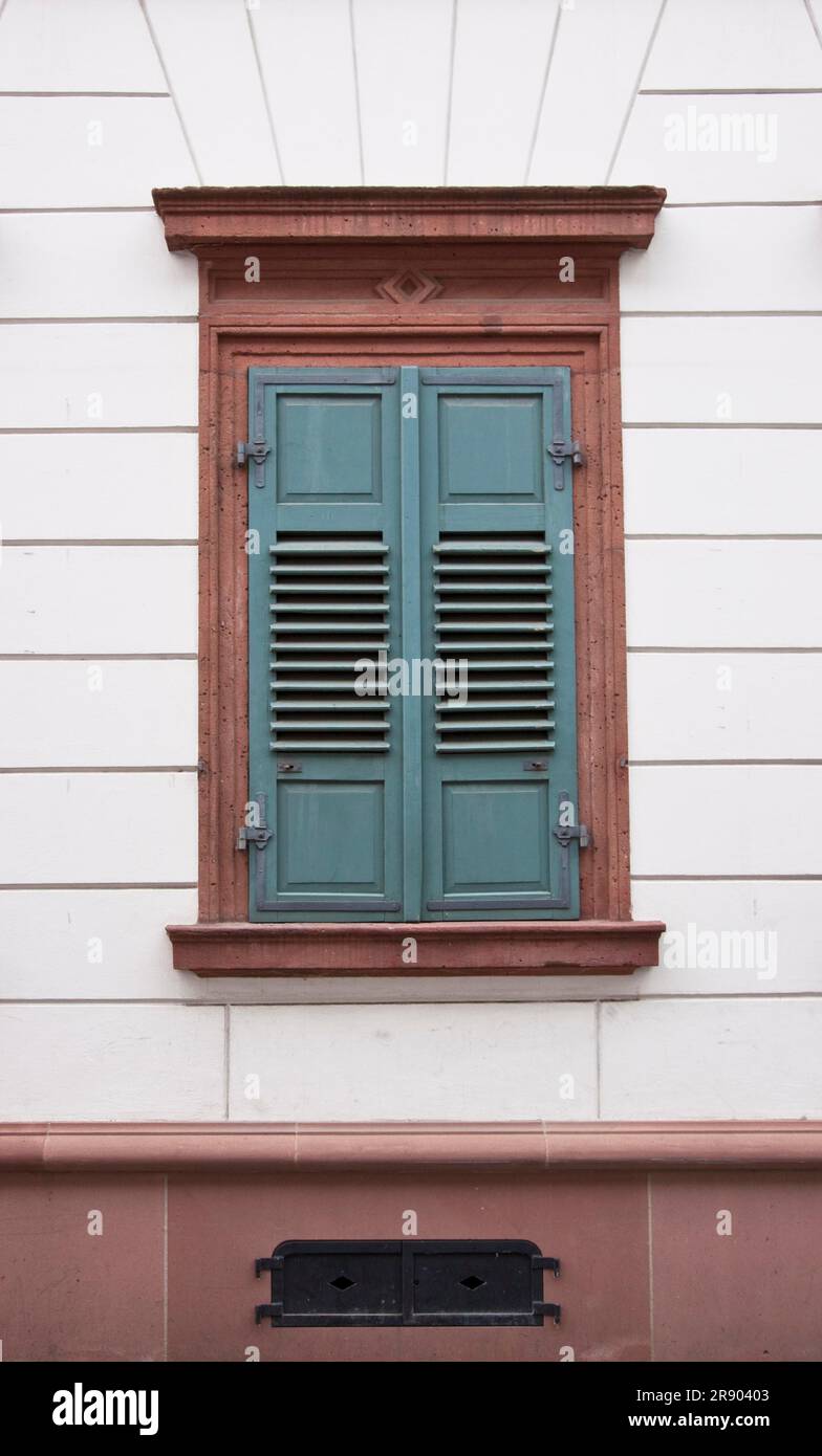 Old windows and shutters in Speyer, Germany Stock Photo - Alamy