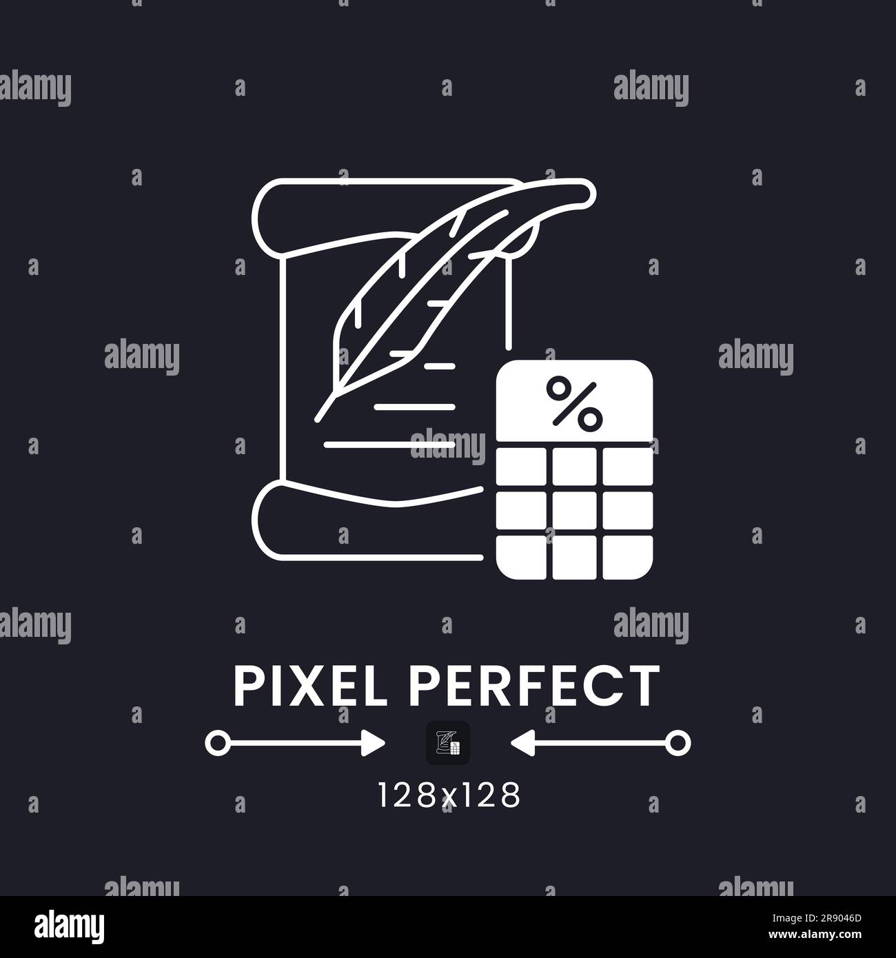 Inheritance Tax white solid desktop icon Stock Vector Image & Art - Alamy