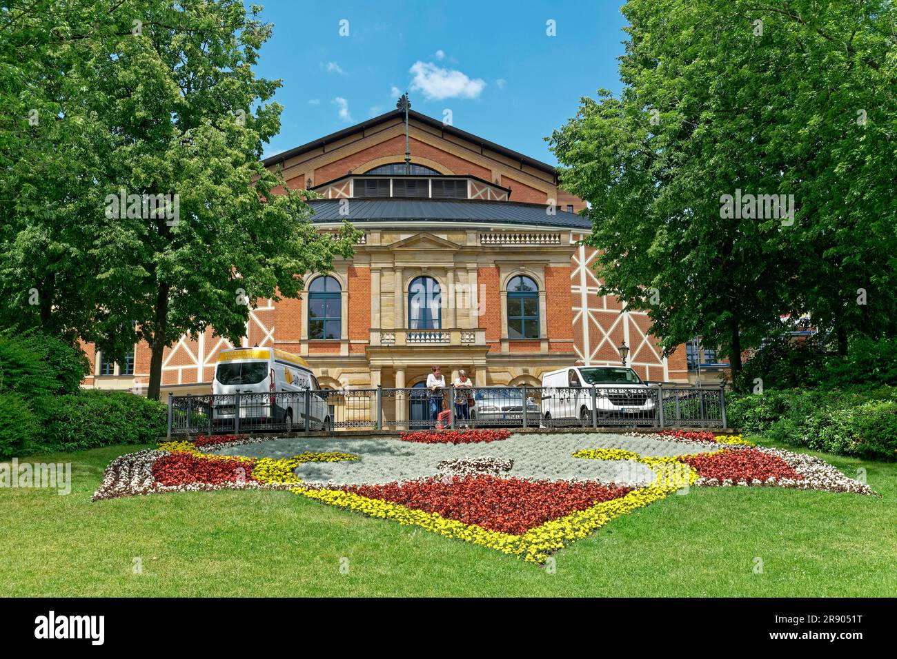 Bayreuth Festival Theatre, Bayreuth, Bavaria, Germany Stock Photo - Alamy