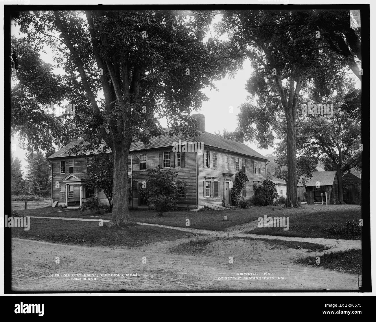 Old Fray [sic] House, Deerfield, Mass., built in 1698, c1900 Stock ...