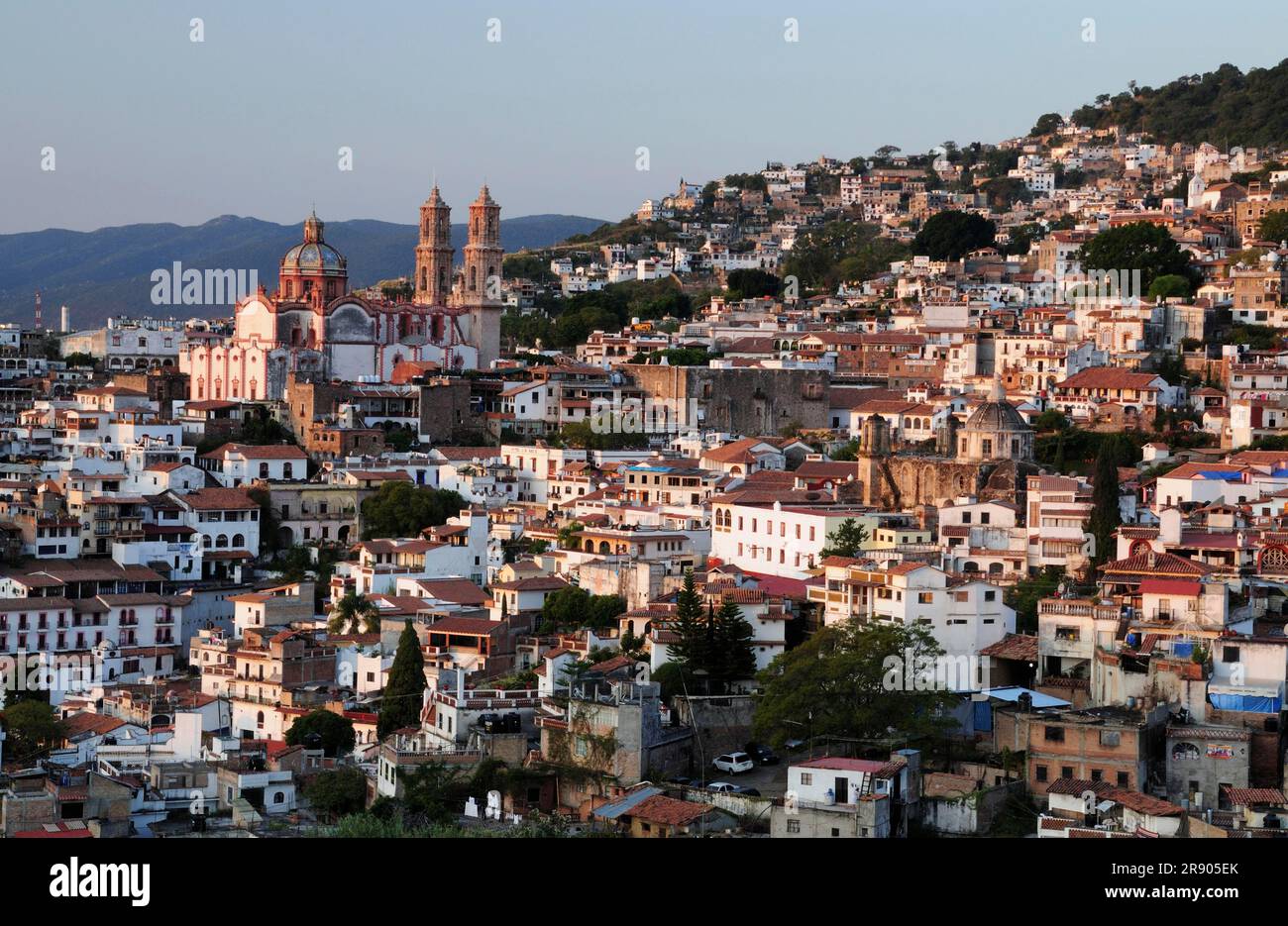 Taxco, old silver town under monument protection, Mexico Stock Photo ...