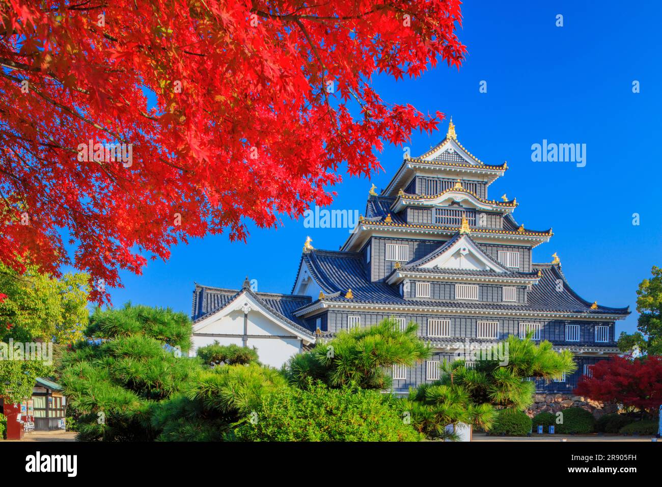 Okayama castle in okayama prefecture hi-res stock photography and ...