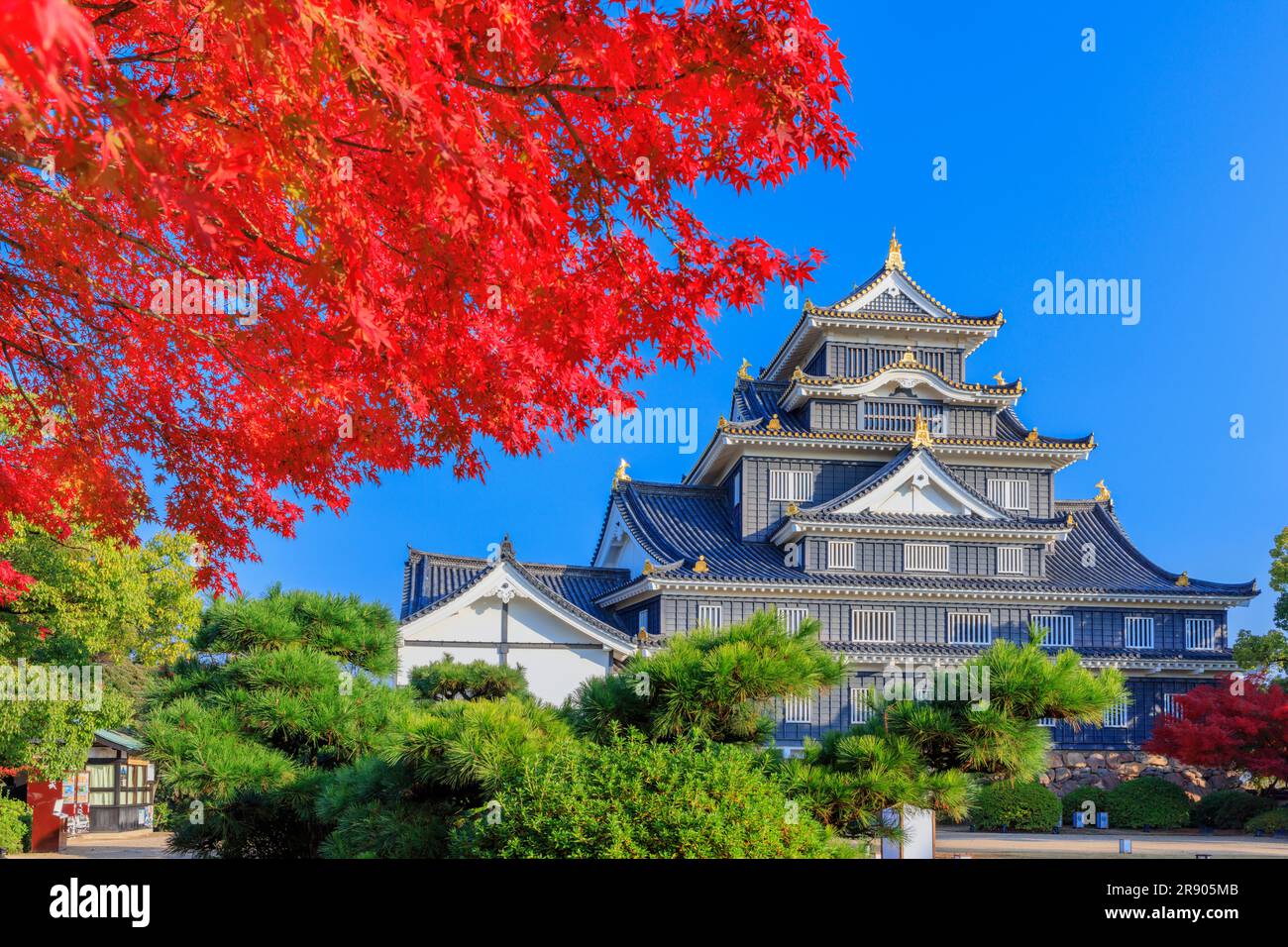 Okayama castle in okayama prefecture hi-res stock photography and ...
