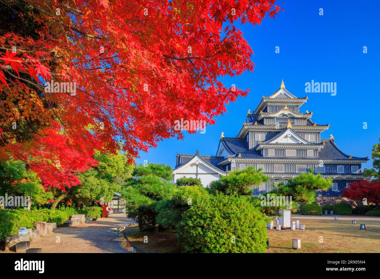 Okayama castle in okayama prefecture hi-res stock photography and ...