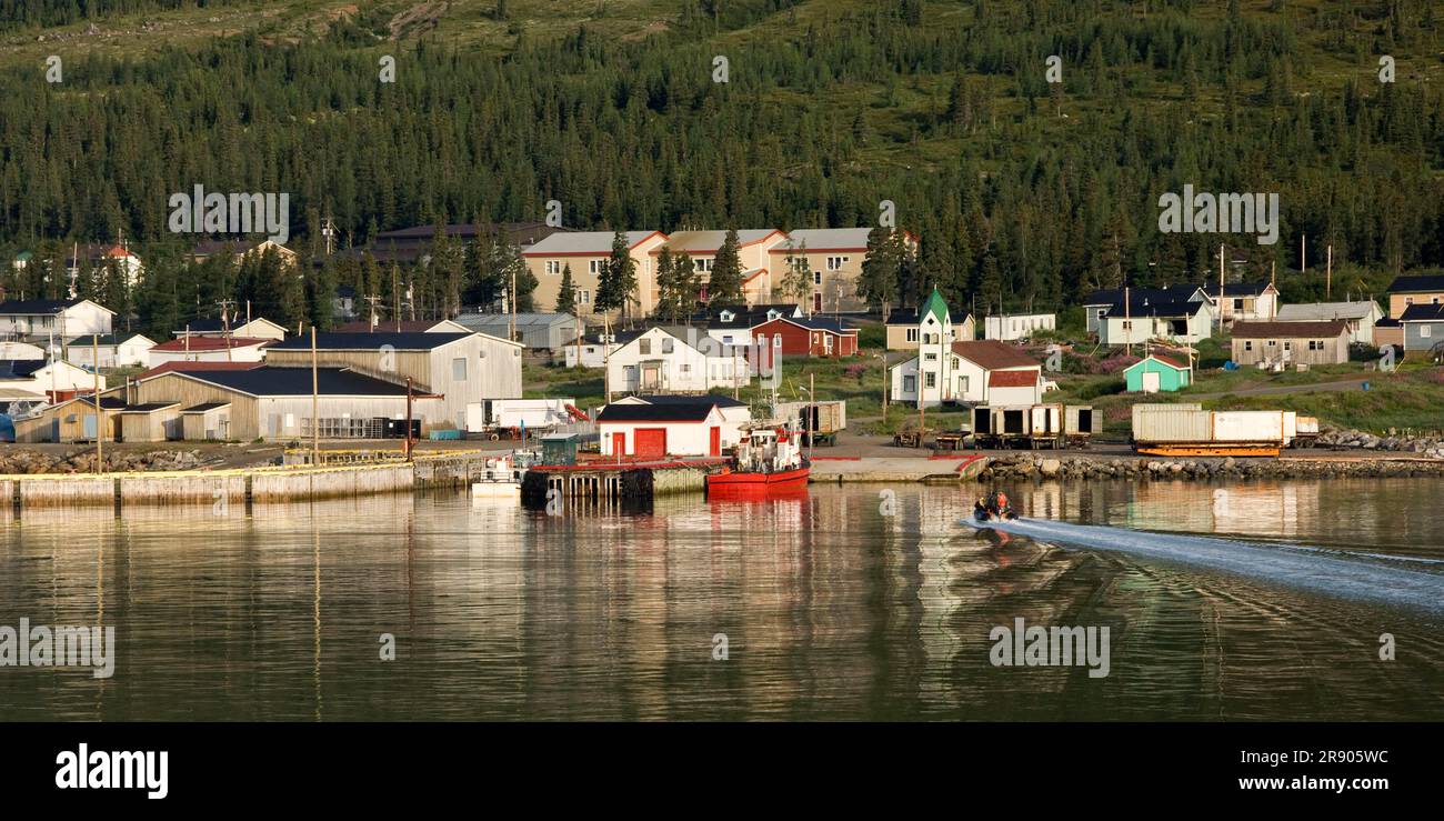 Landing stage, Nain, Labrador, Canada Stock Photo - Alamy